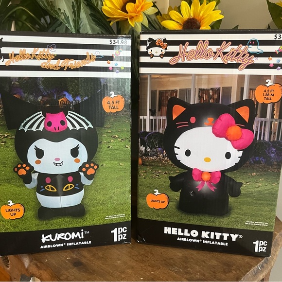 Other | Hello Kitty And Kuromi Inflatables | Poshmark